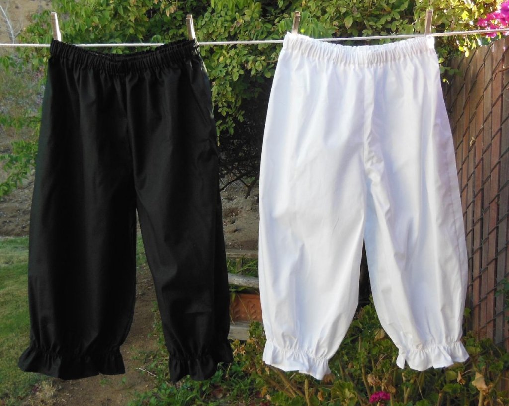 Women's Plus Size Renaissance Basic Bloomers Cotton Frugal Frills No ...