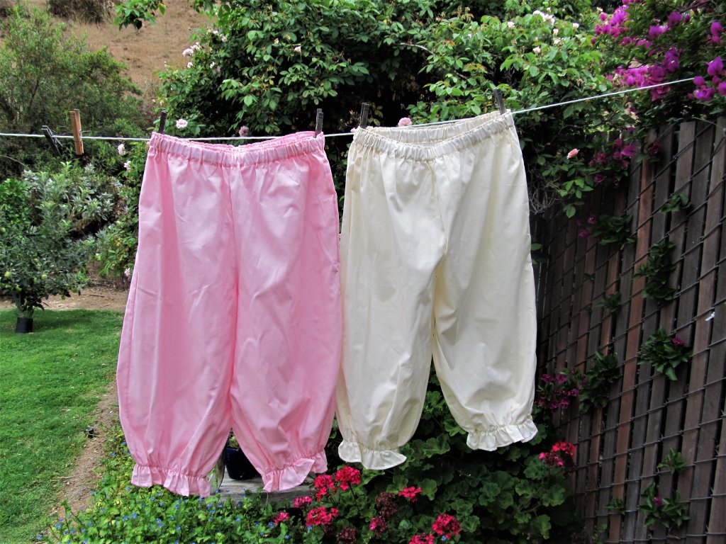 Women's Renaissance Basic Bloomers Frugal Frills Cotton No Lace Custom ...